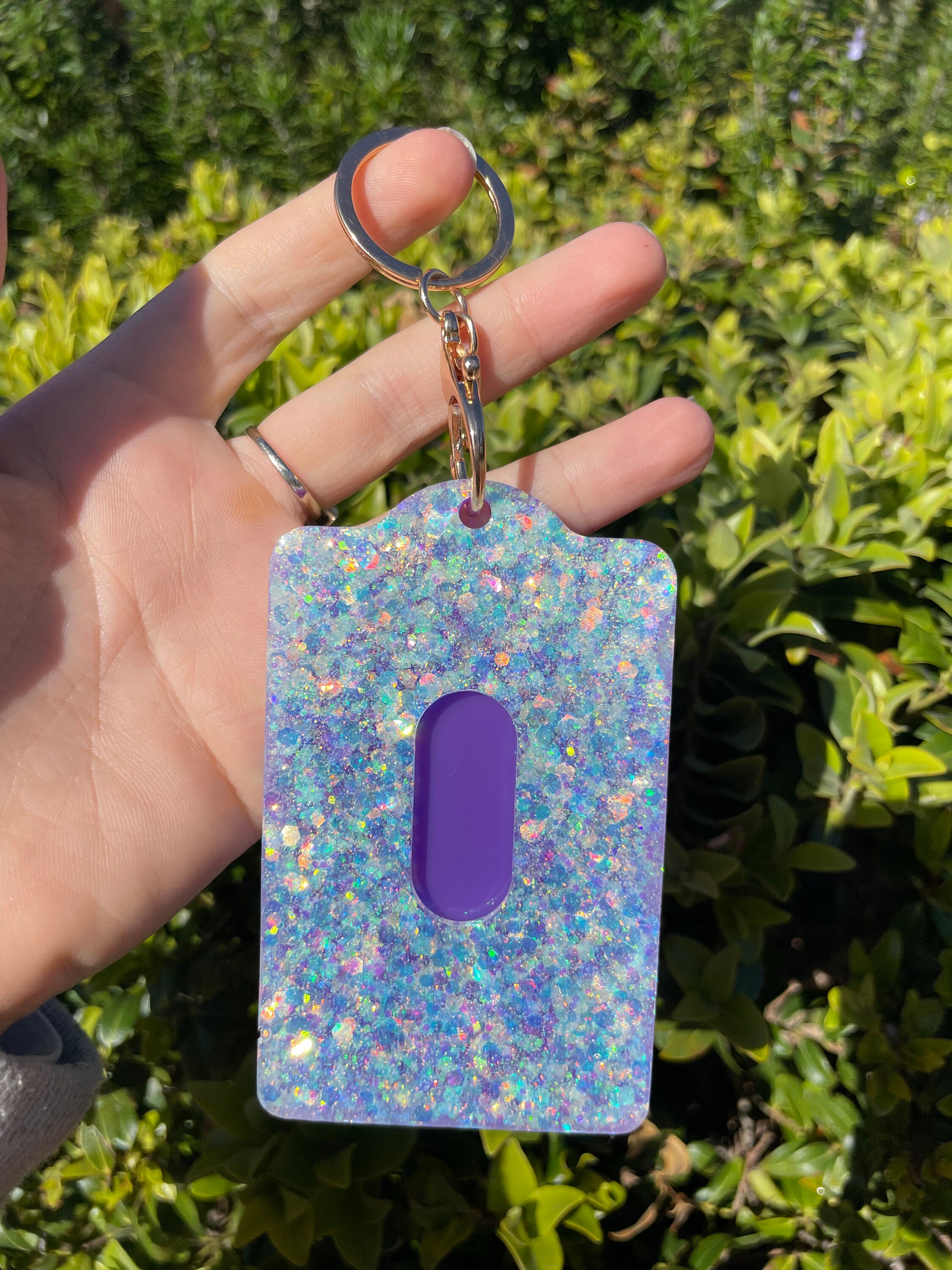 Resin Card Holder ID Card Holder Bank Card Holder Foil - Etsy Australia