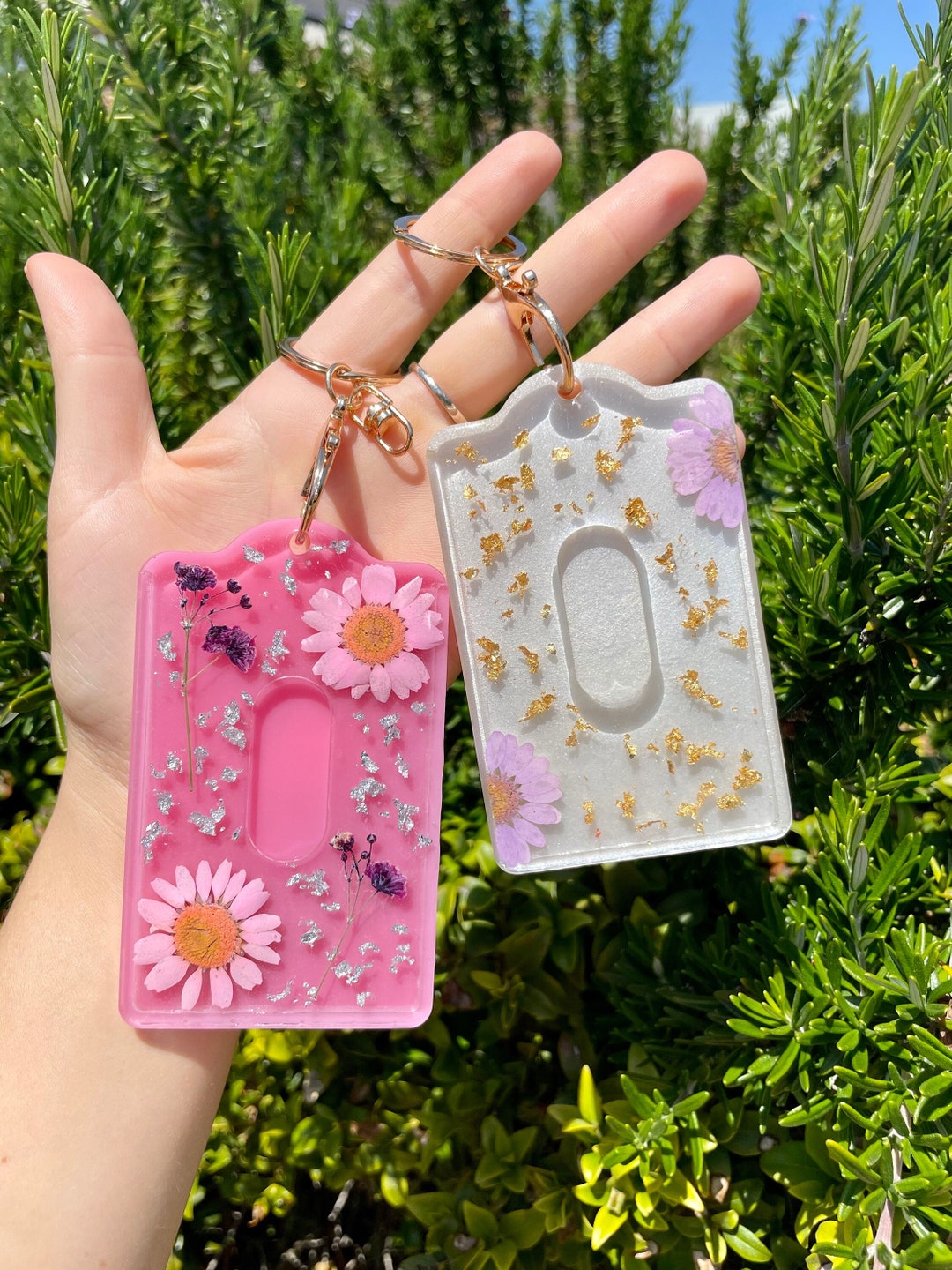 Resin Card Holder ID Card Holder Bank Card Holder Foil - Etsy Australia