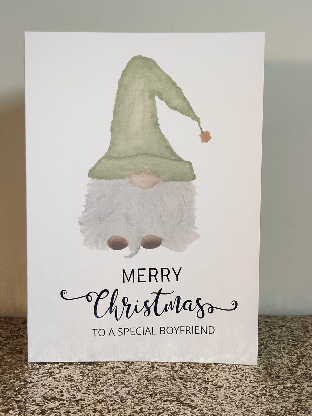 Personalised Gonk Christmas Card, Custom Christmas Card, Family ...