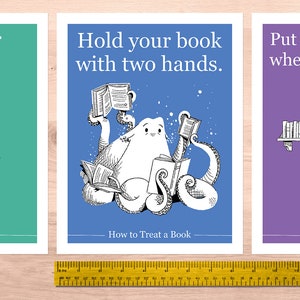 How to Treat a Book (8.5 X 11 Digital Download) - Etsy