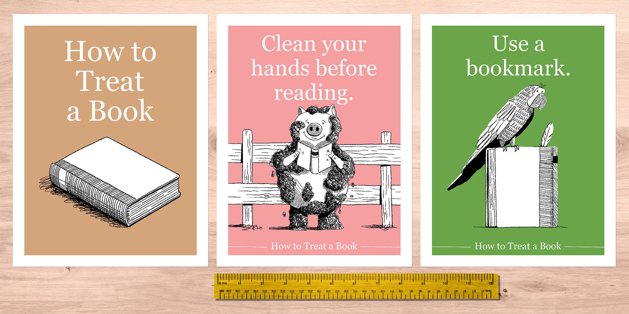 How to Treat a Book (8.5 X 11 Digital Download) - Etsy