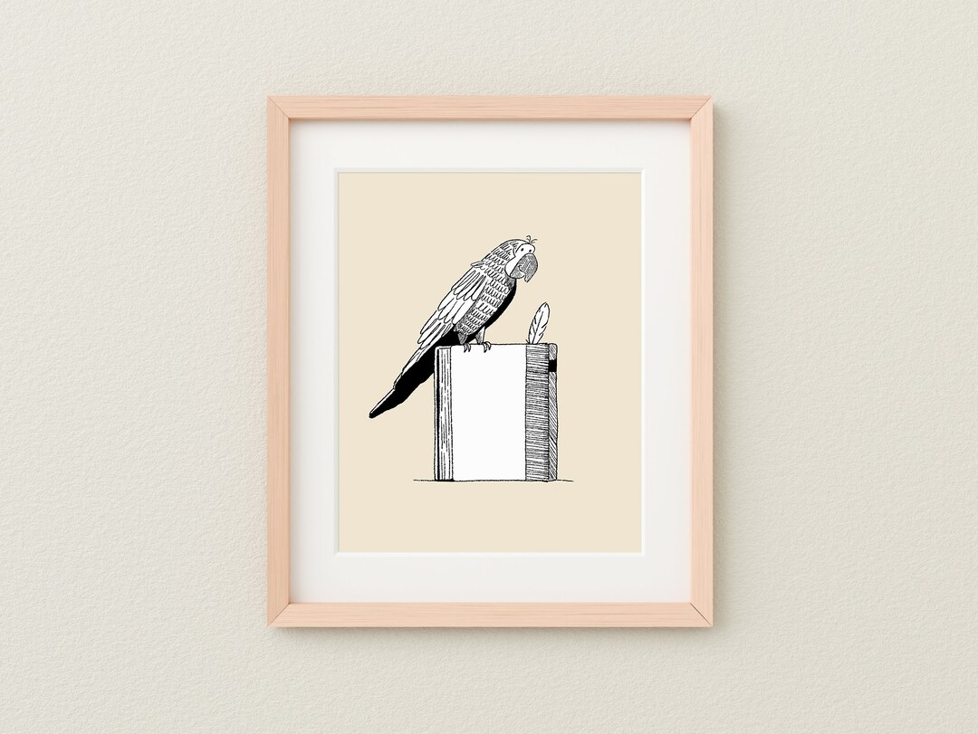 Parrot | How to Treat a Book | Instant Digital Download - Etsy