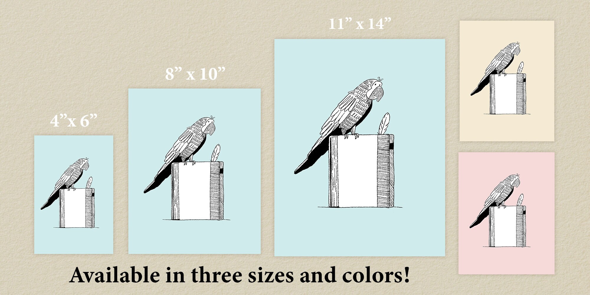 Parrot | How to Treat a Book | Instant Digital Download - Etsy