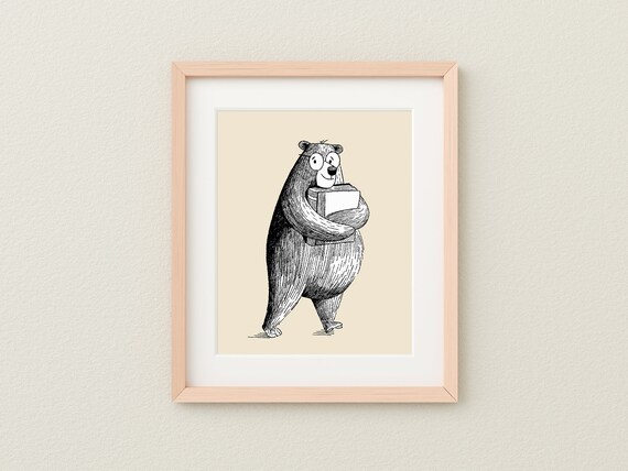 Bear How to Treat a Book Instant Digital Download - Etsy