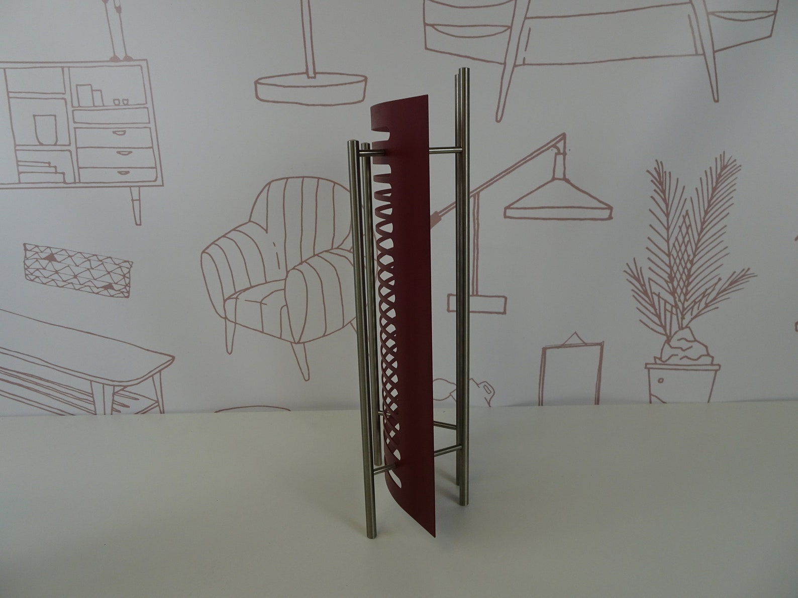 Vintage Design Cd Racks, 70s Design, Memphis Style Cd Rack, Minimalist ...