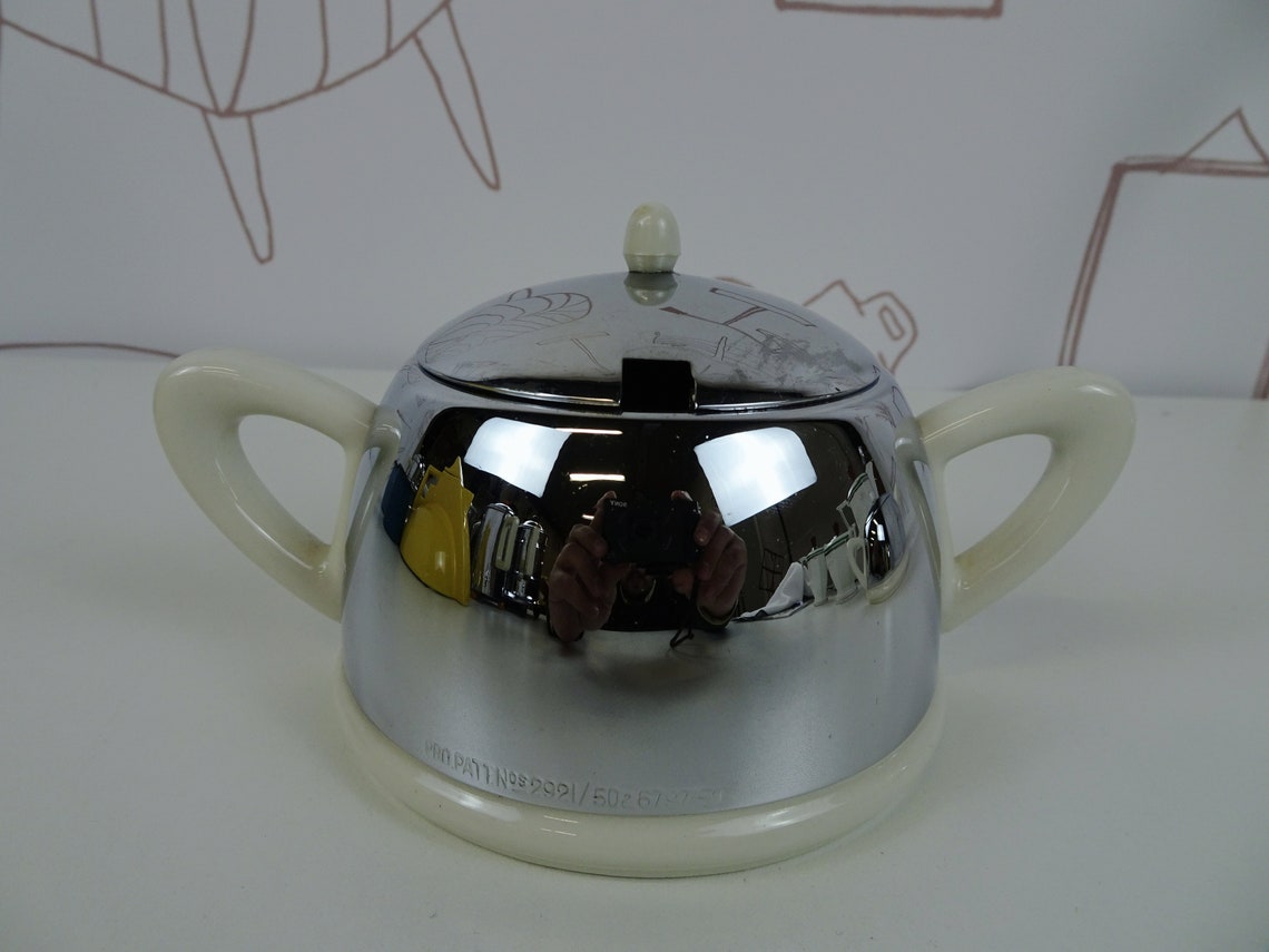 Vintage Milk Jug and Sugar Bowl by Everhot, Vintage Tea Set, Vintage ...