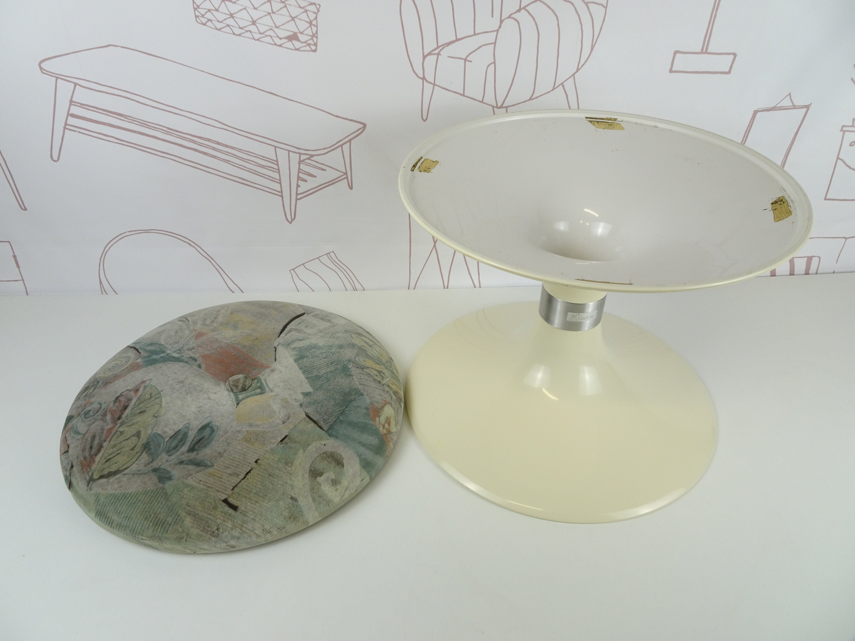 Vintage Dadime Stool Space Age Stool From the 70s Plastic - Etsy