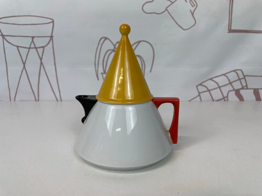 Vintage Teapot by West Germany Bavaria by J. Kronester, Memphis Design ...