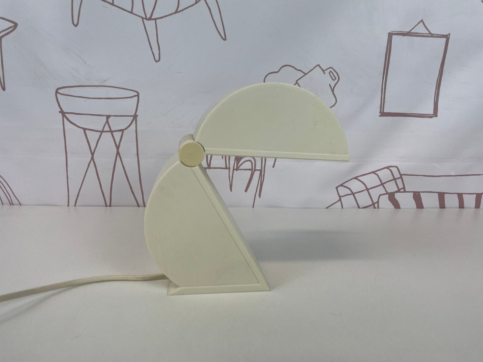 Vintage Desk Lamp by JM RDM Model Disco From the 1970s, Space Age Table ...