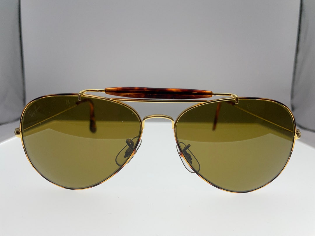 Vintage Sunglasses Ray-ban B&L Outdoorsman Tortuga Frame - Etsy