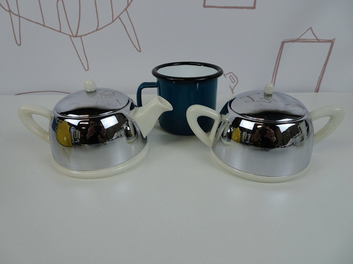 Vintage Milk Jug and Sugar Bowl by Everhot, Vintage Tea Set, Vintage ...