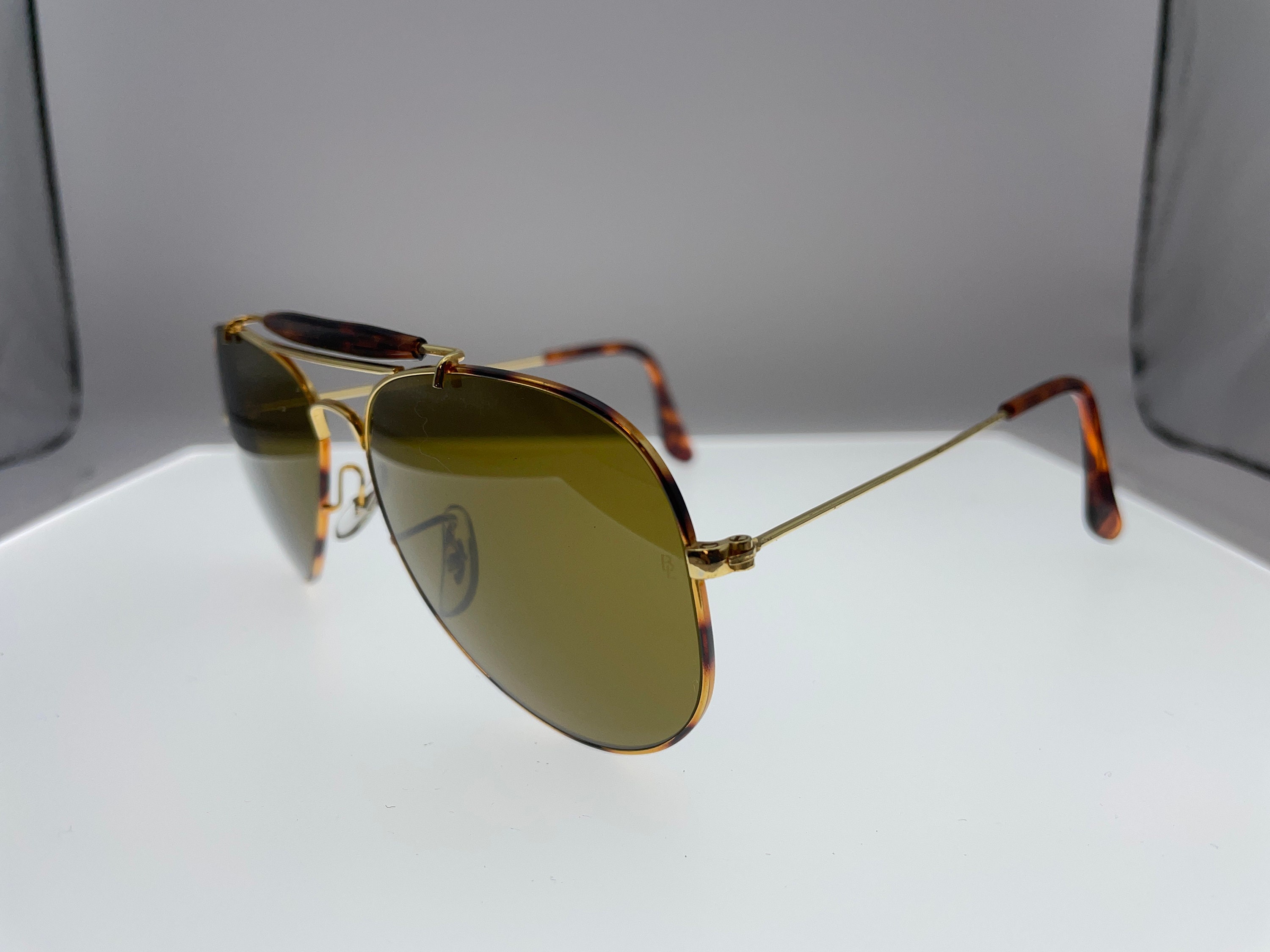 Vintage Sunglasses Ray-ban B&L Outdoorsman Tortuga Frame - Etsy