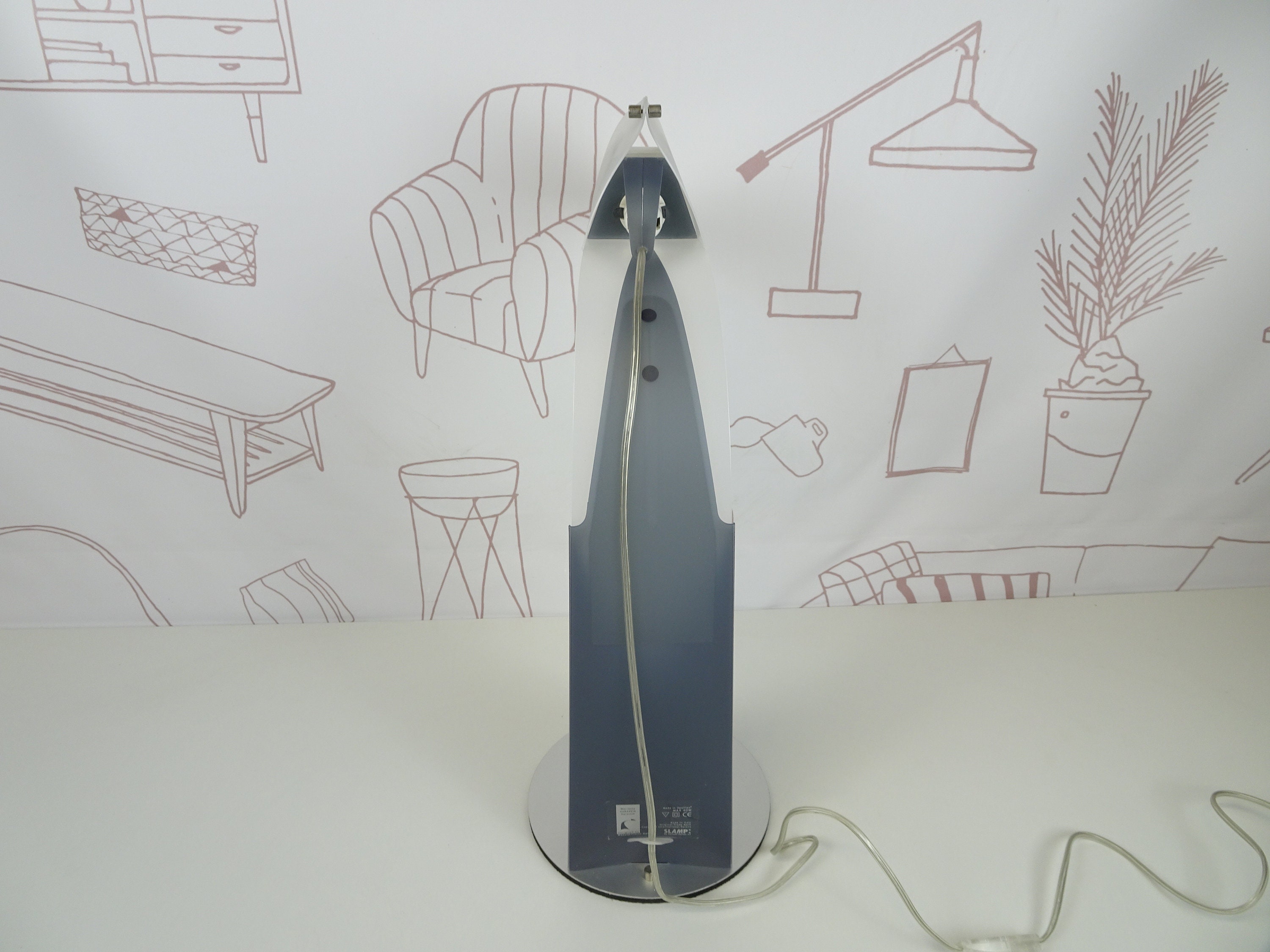 Vintage Design Desk Lamp From the 90s. Space Age Plastic Table - Etsy