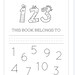 Kid's Worksheet, Toddler Workbook, Preschool Worksheets, Preschool ...