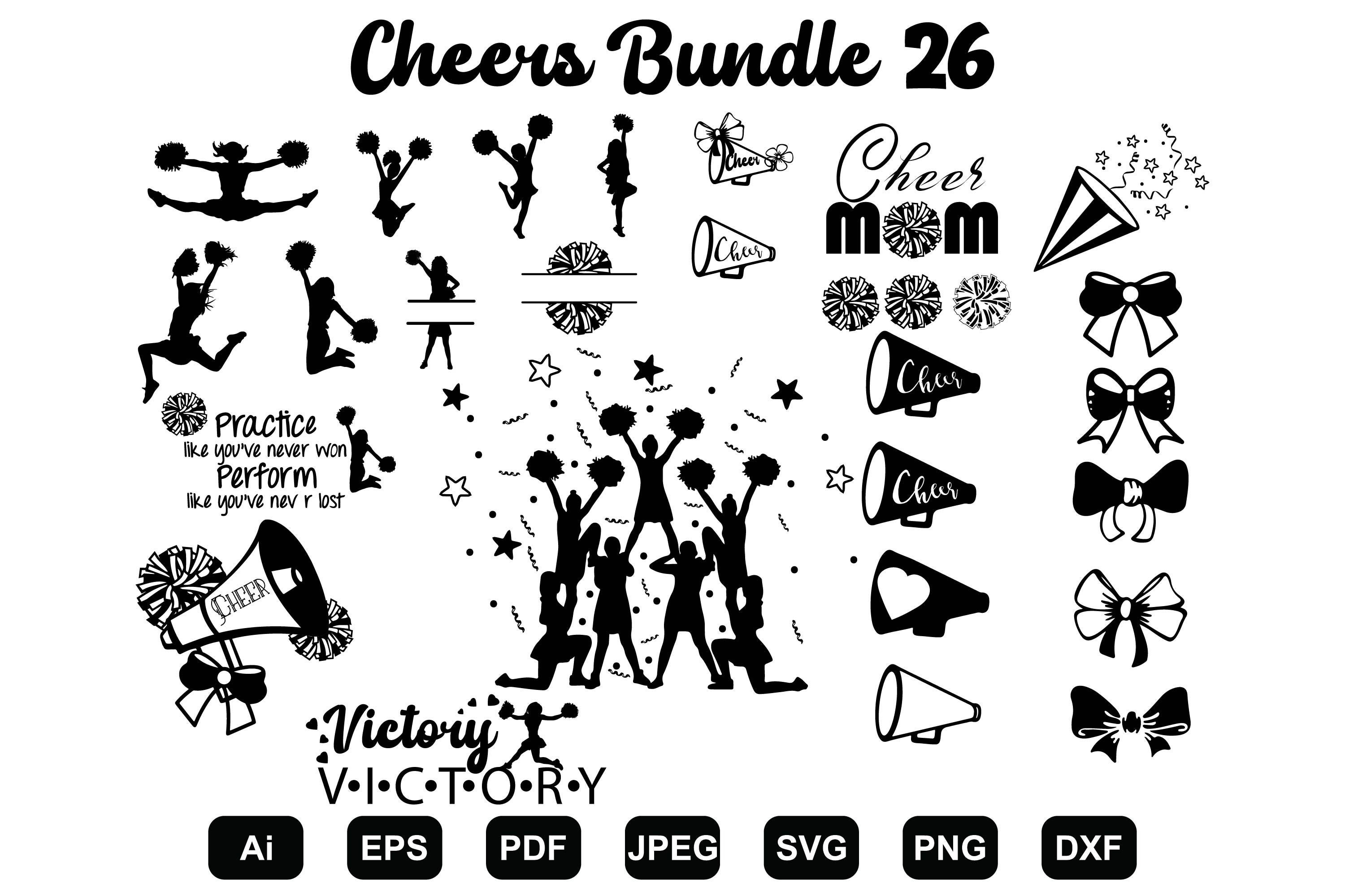 Cheer Pyramid Clipart