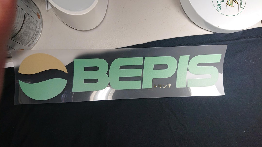 Bepis Aufkleber Umgekehrte Farben Wetterfest Vinyl Transparenter ...