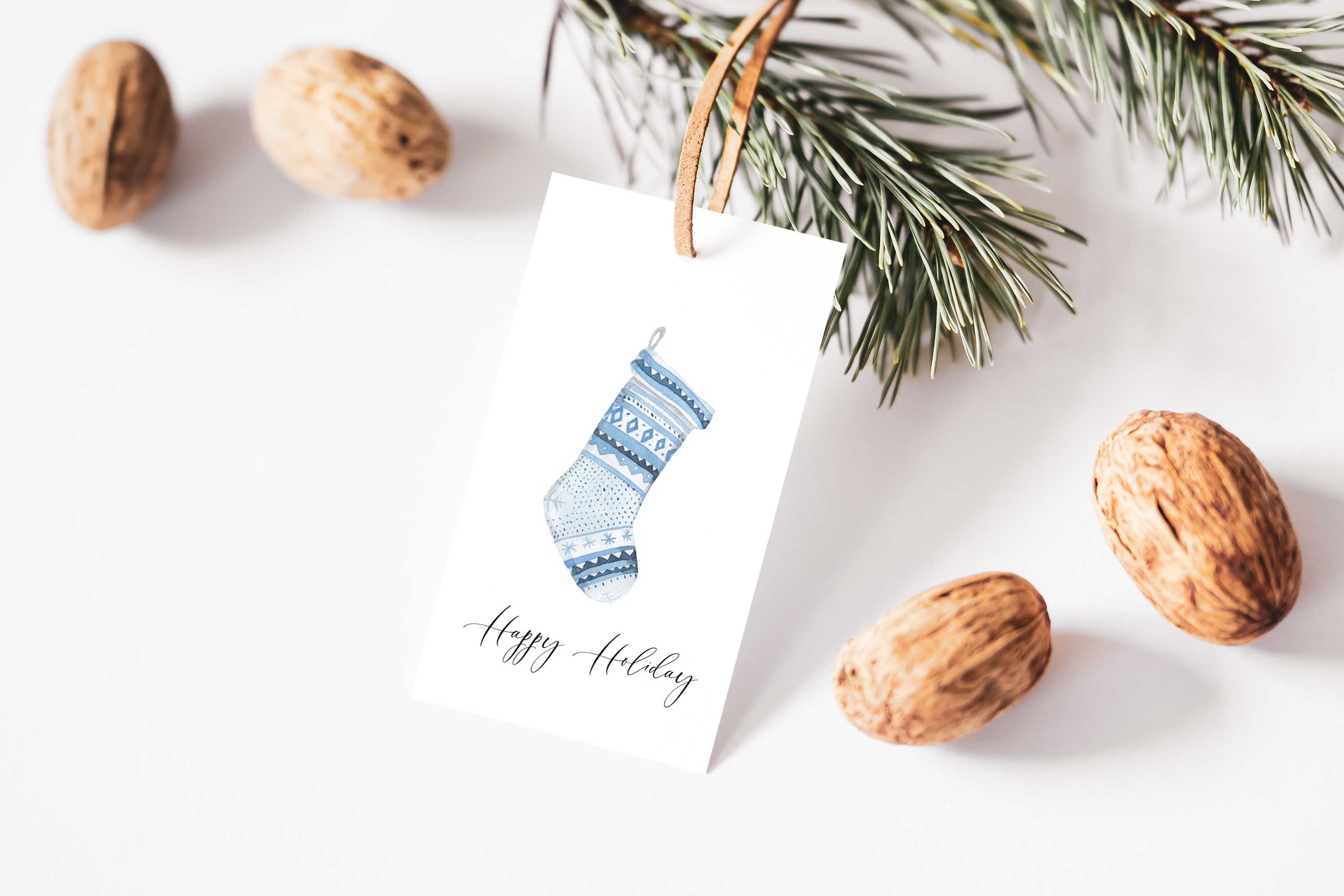 Printable Christmas Gift Tag/ Instant Download Holiday Favour ...