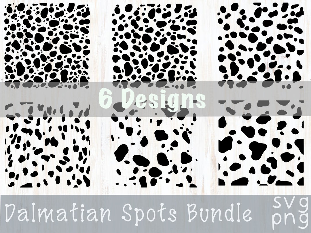 Dalmation Spots SVG Bundle Dalmation Spots Pattern Svg , Png , Eps ...