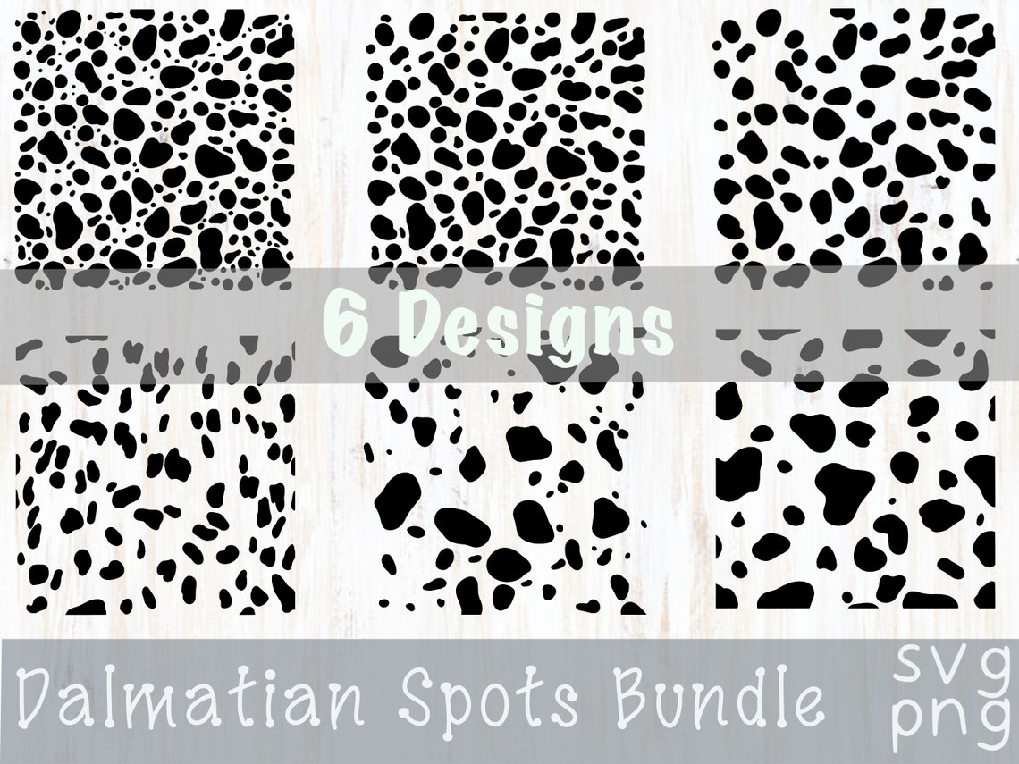 Dalmation Spots SVG Bundle Dalmation Spots Pattern Svg Png | Etsy