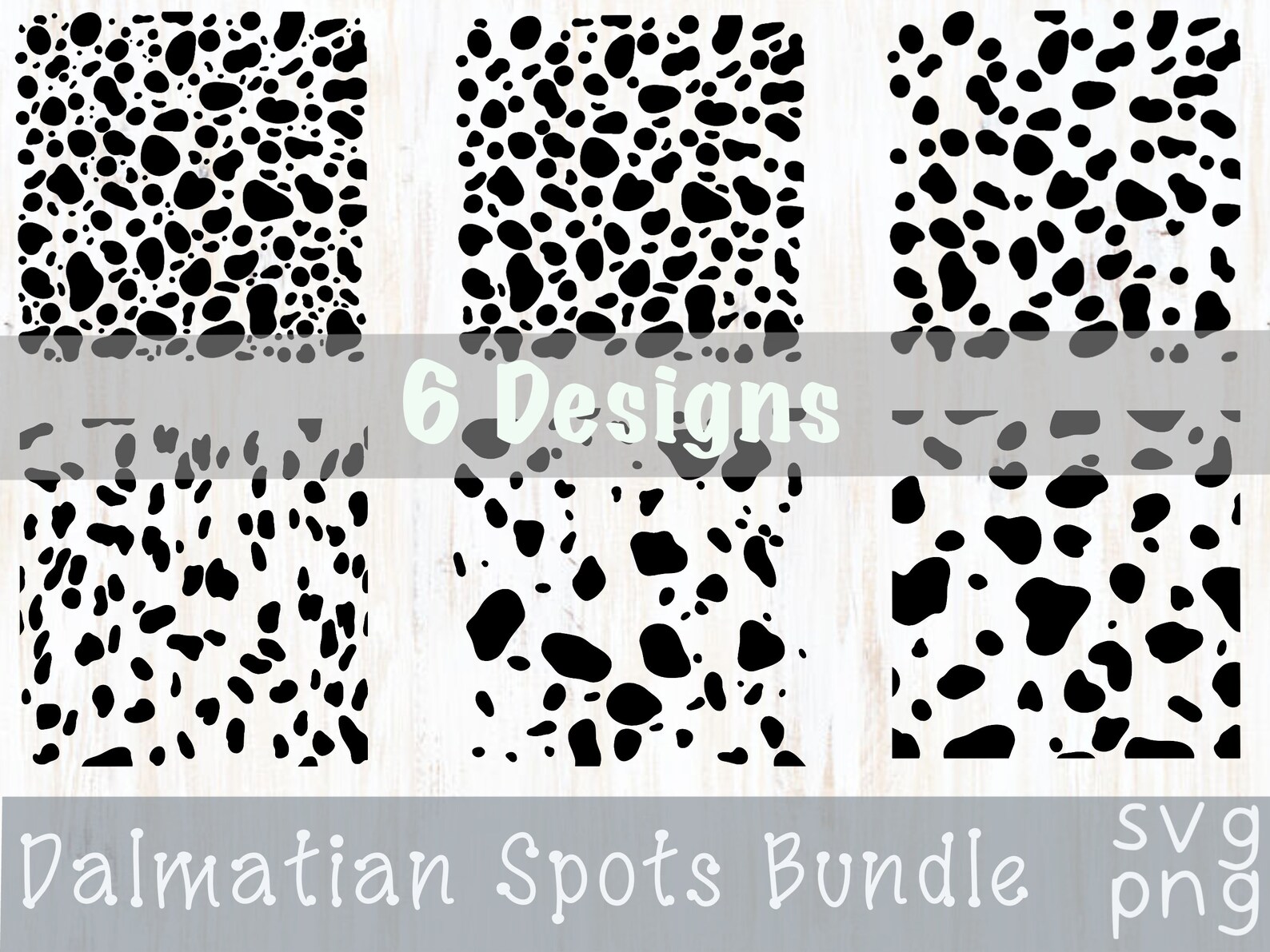 Dalmation Spots SVG Bundle Dalmation Spots Pattern Svg Png - Etsy