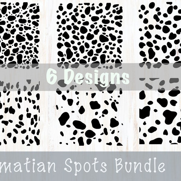 Dalmation Spots Svg - Etsy