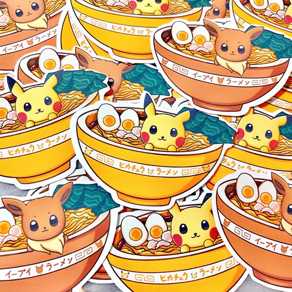 Ramen Stickers - Etsy