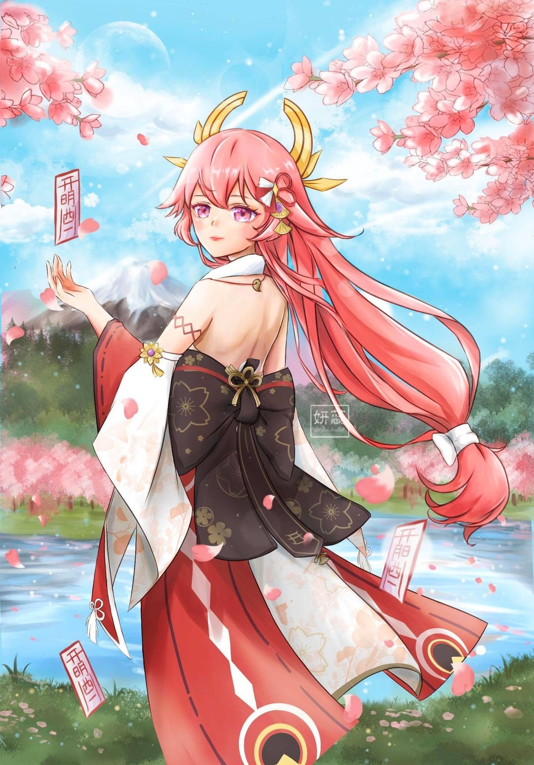 Anime Style Digital Art Fanart Commission Headshot / Bust up / Half ...