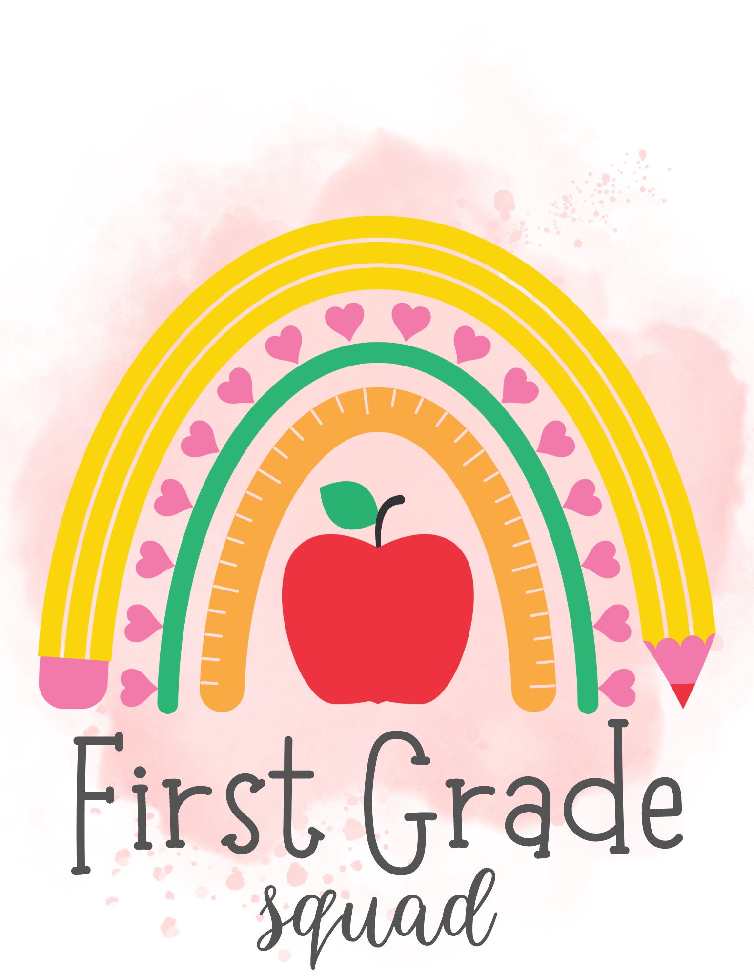 Teacher Rainbow Sublimation PNG Teacher Rainbow PDF - Etsy