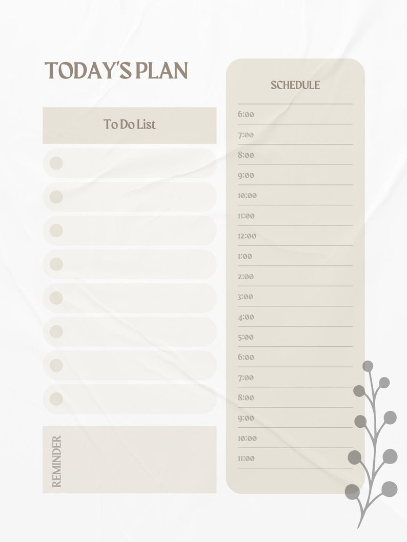 ADHD Adult Planner, All in One Planner, Adult Agenda, Planner, PDF ...