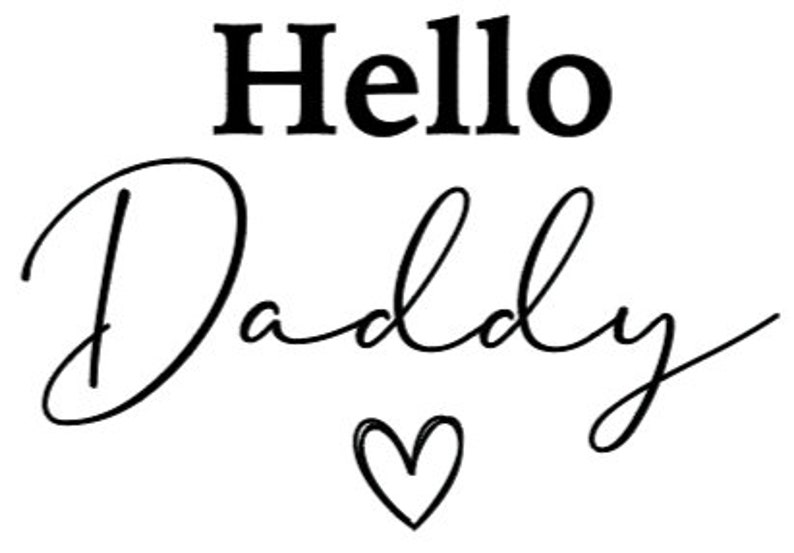 Hello Daddy Svg, Pregnancy Announcement Svg, Pregnant Svg, Coming Soon ...
