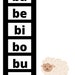 Letter Ladder Flash Cards- Word Ladders-initial Consonant and Vowel ...