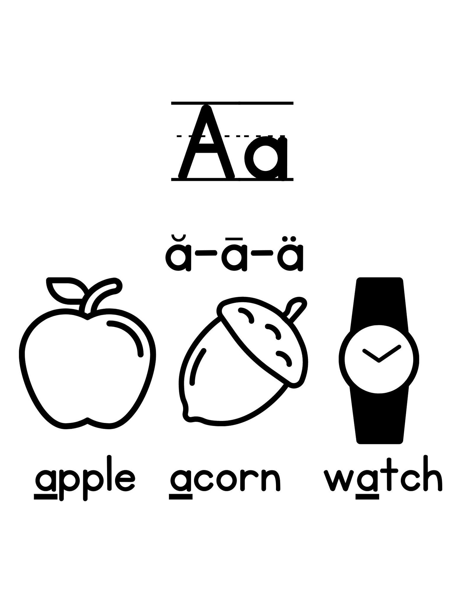 Single Letter Phonogram Cards- Alphabet Cards- Alphabet Flashcards ...