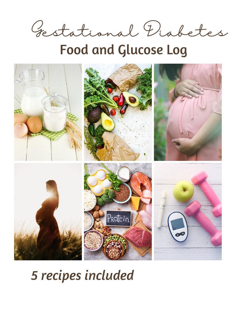 GDM Diabetes Tracker, Blood Sugar Log, Glucose Tracking Log ...