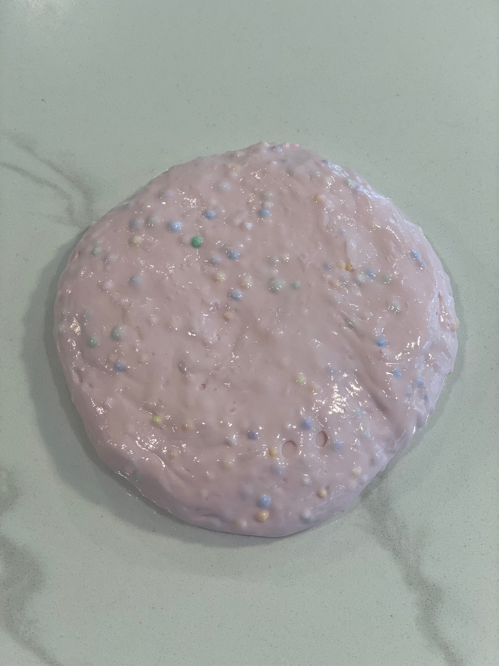 Pink Sprinkle Cupcake Slime | Pink Crunchy Butter Slime With Rainbow ...