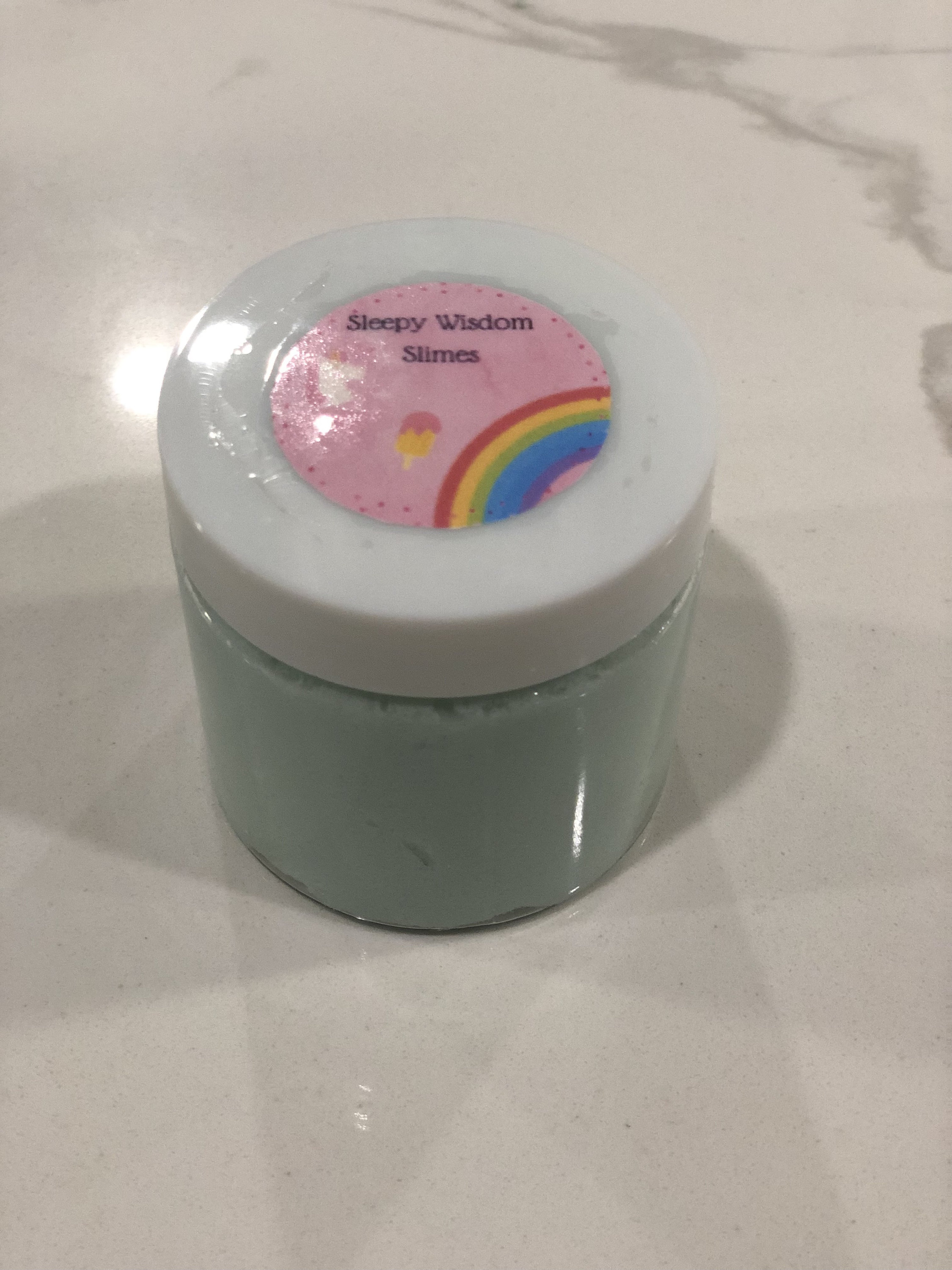 Mint Green Ice Cream Slime | Green Cloud Slime | Sleepy Wisdom Slimes ...