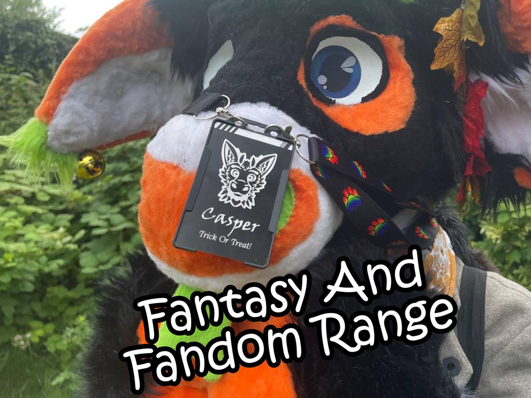 Custom Metal ID Card Badges for Furry's and Fursuiters the Fantasy and ...