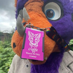 Custom Metal ID Card Badges for Furry's and Fursuiters the Fantasy and ...