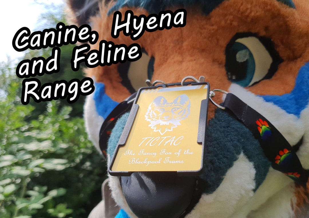 Custom Metal ID Card Badges for Furry's and Fursuiters the Canine ...