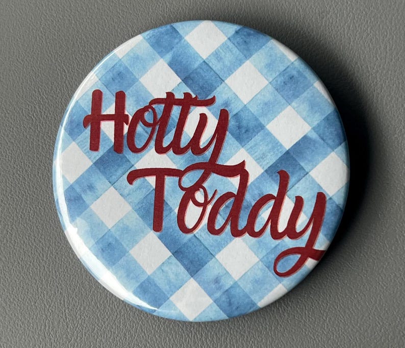 Ole Miss “hotty Toddy Gingham” Game Day Button / Pin - Etsy