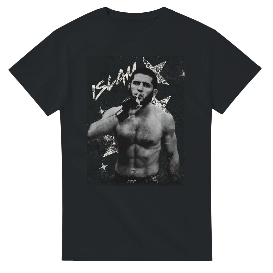 Islam Makhachev Champion T-shirt – UFC Dagestan Fighter Cotton Tee - Etsy