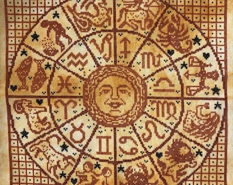 Cross Stitch Zodiac | Etsy