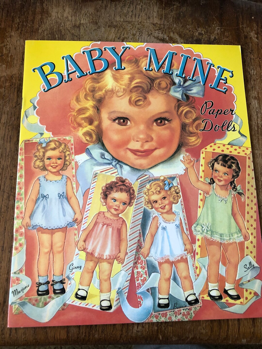 Shackman Reprint Paper Doll Book Uncut, Baby Mine, 9 Dolls, 8 Pages of ...