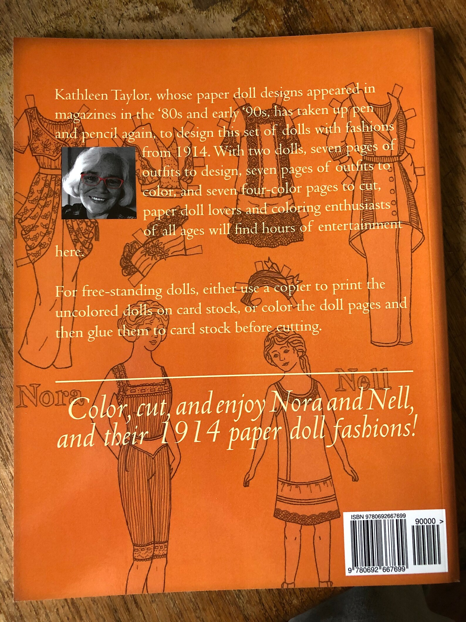 NORA and NELL A Paper Doll Coloring Book With Fashions From - Etsy