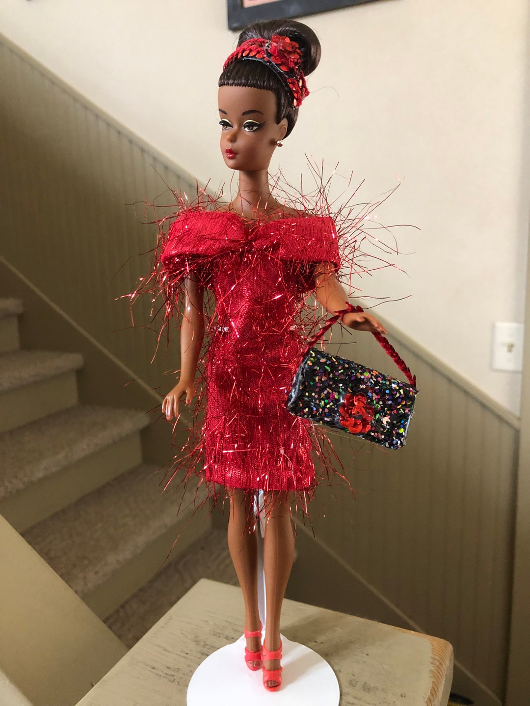 For Vintage and Repro Barbie, Silkstone: the Lady in Red, Metallic Red ...