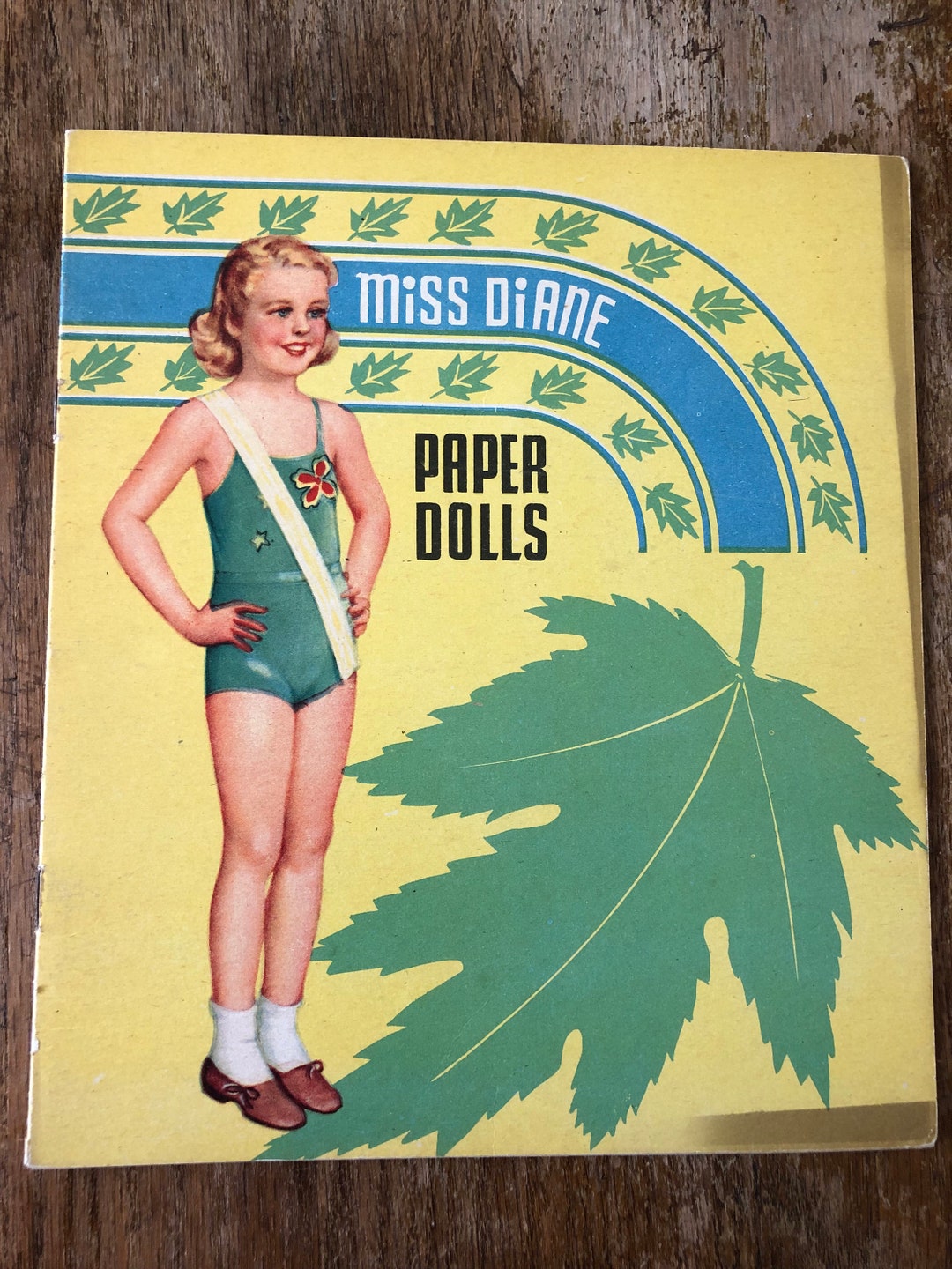 Vintage Saalfield Miss Diane Uncut Paper Doll Book, 3 Dolls, 4 Pages of ...