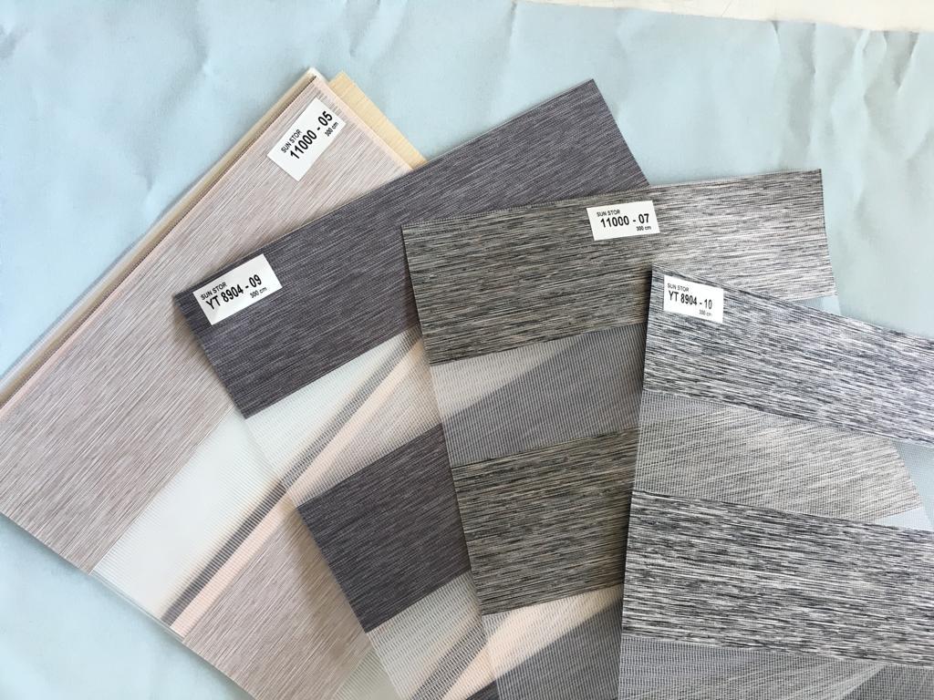 Zebra Blind Curtain Shade Combi Blind Customized Production Luxury ...