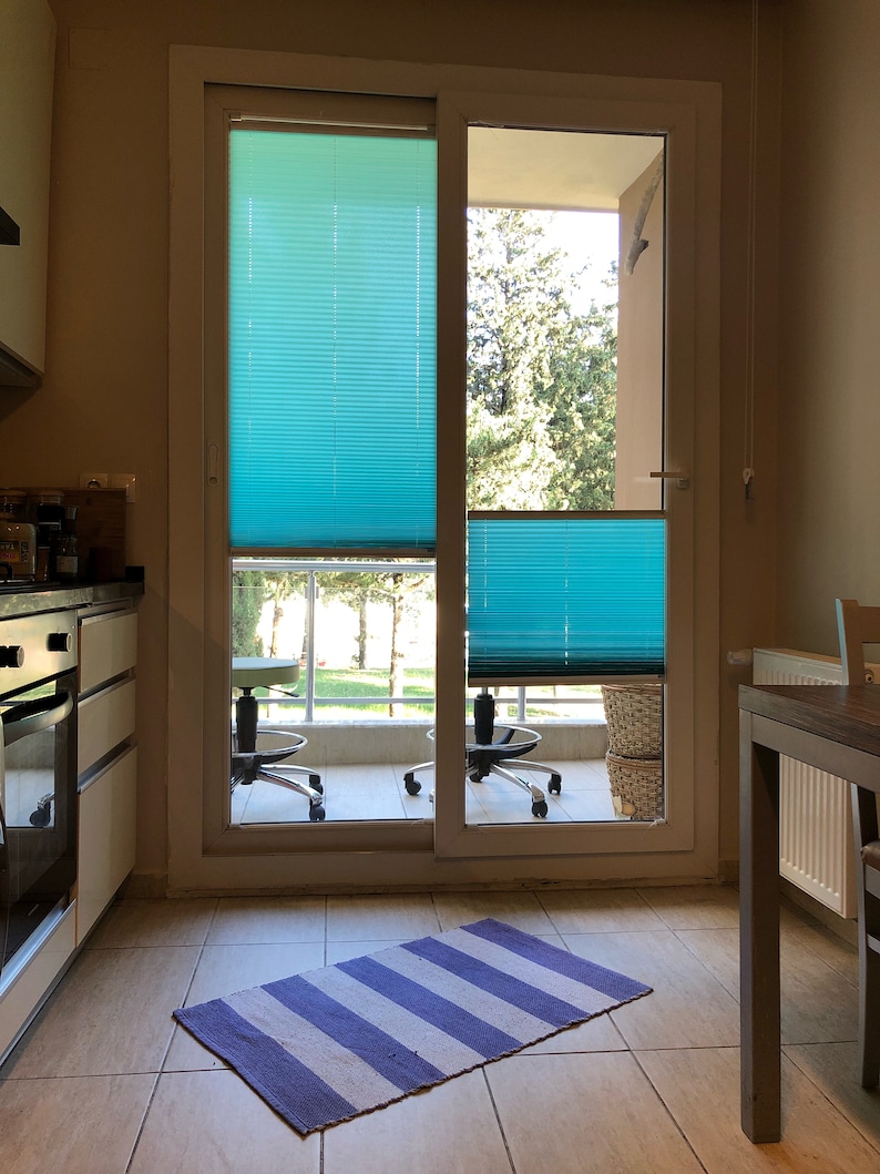 Sticker System Pleated Shade Plisse Curtain Cortinas Plisadas Sticker ...