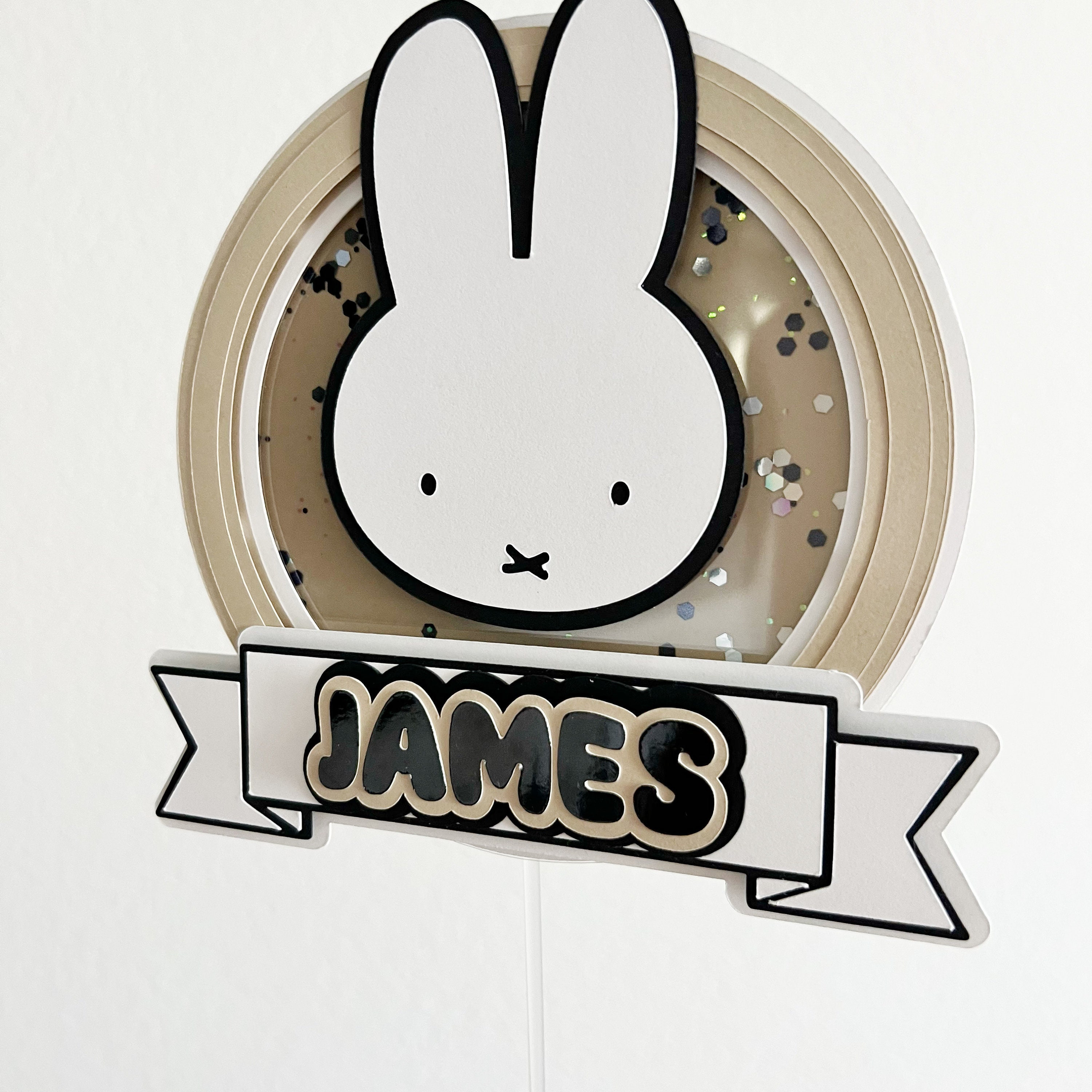 Miffy Custom Shaker Cake Topper - Etsy