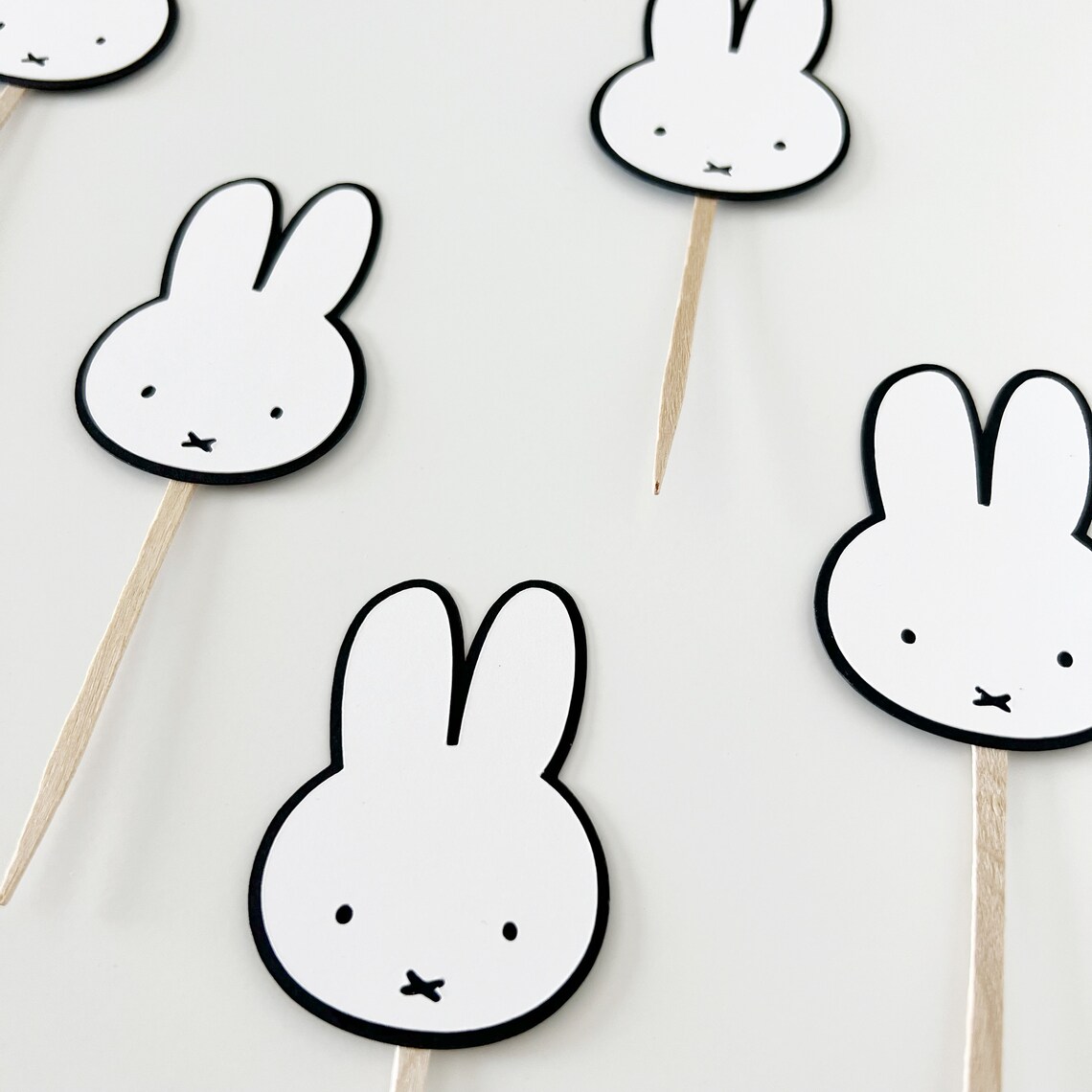 Miffy Cupcake Toppers - Etsy