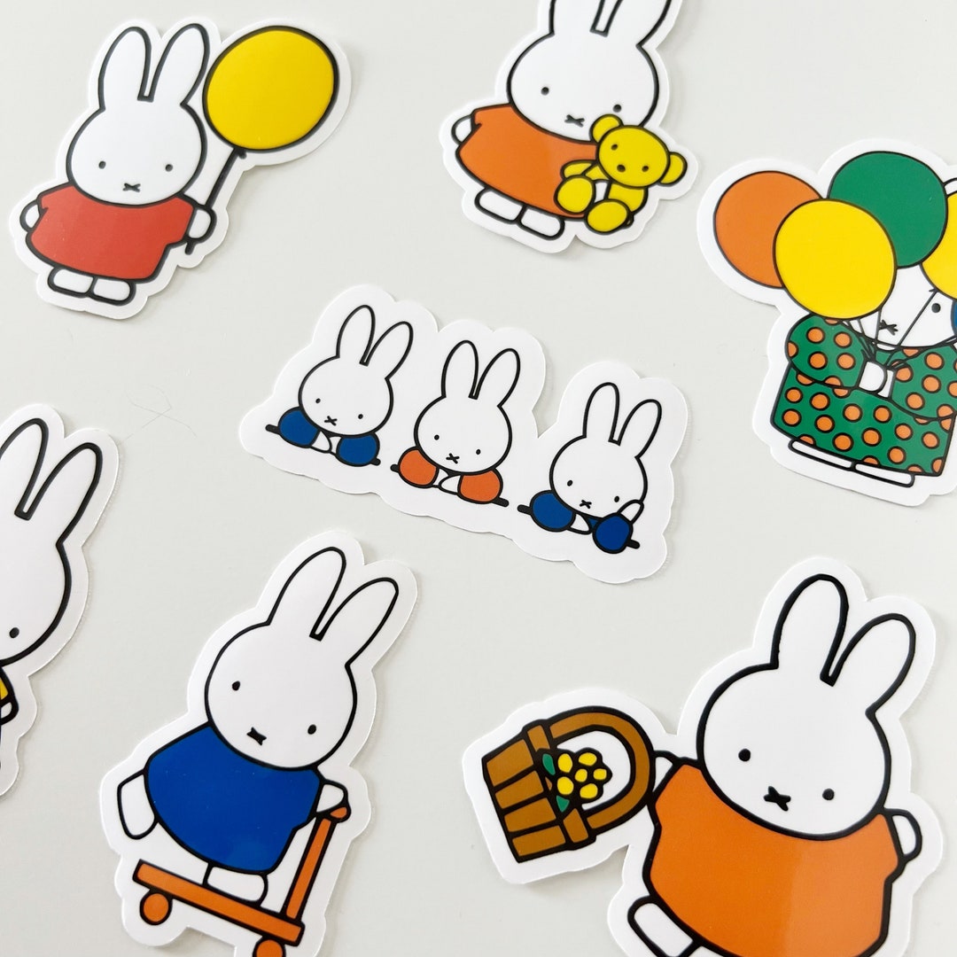Miffy and Friends Vinyl Sticker - Etsy